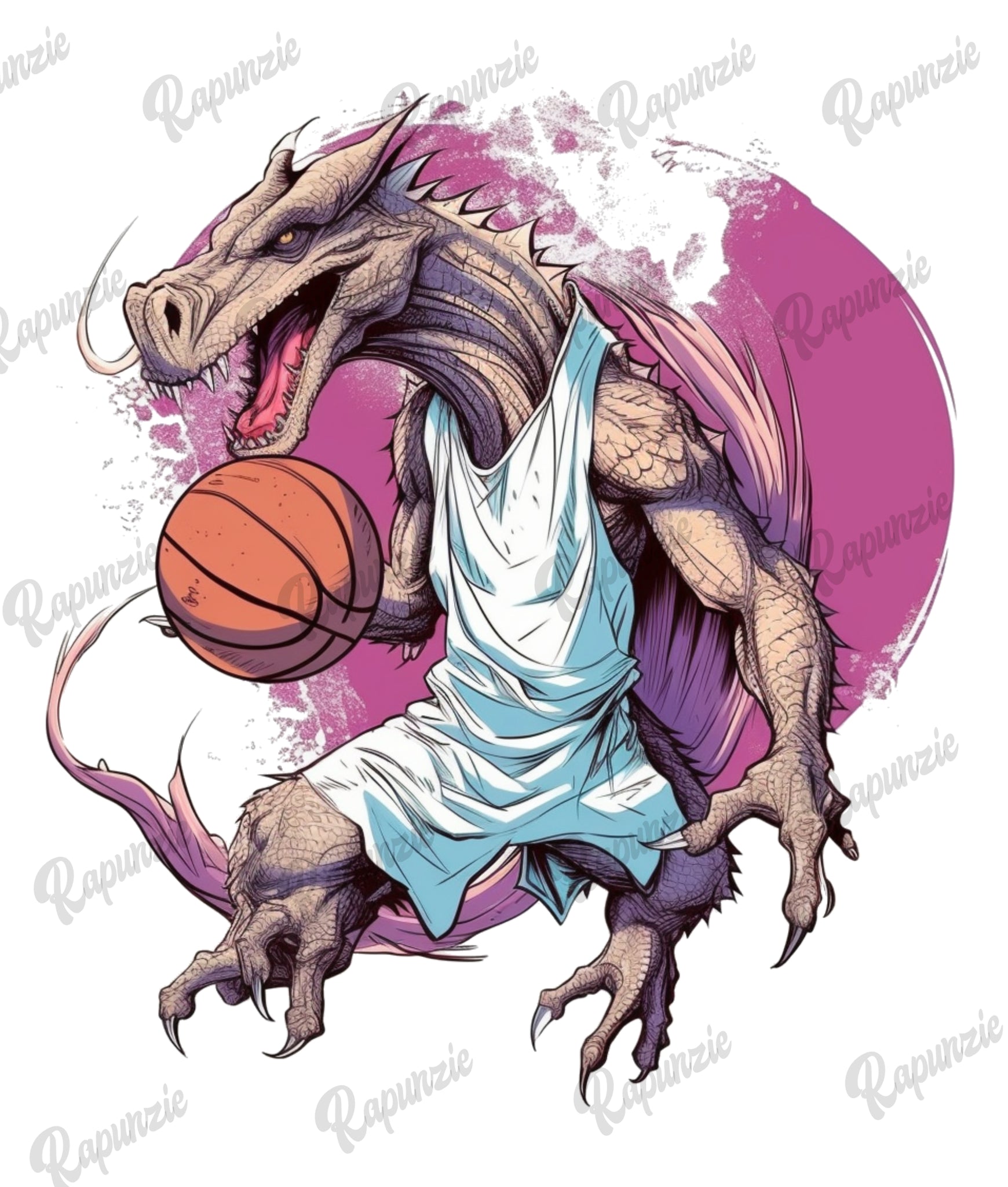 Toddler Tee - Dragon Basketball | Rapunzie